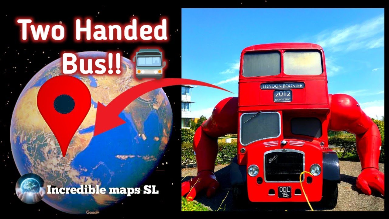 OMG 😱 i found Push up Bus in real life on Google map and google earth # ...