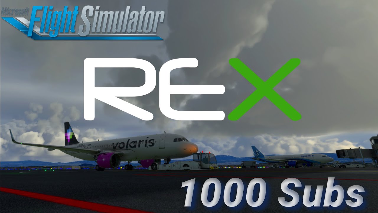 Microsoft Flight Simulator 2020 REX Weather Force 1K subs - YouTube