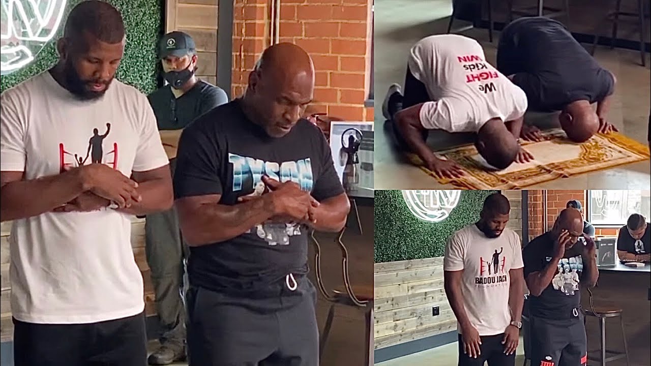 Mike Tyson & Badou Jack PRAYING To The Most High ALLAH, ahead of the ...