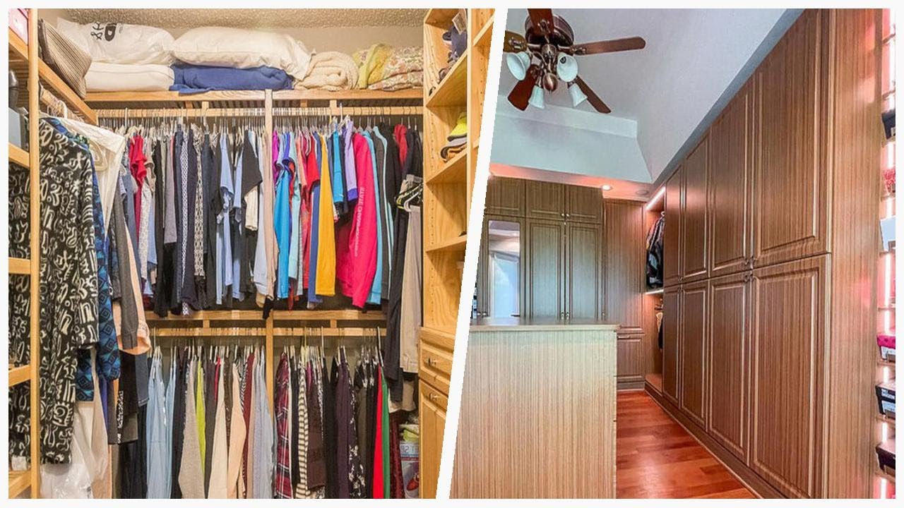 75 Orange Closet With Raised-panel Cabinets Design Ideas You'll Love ...