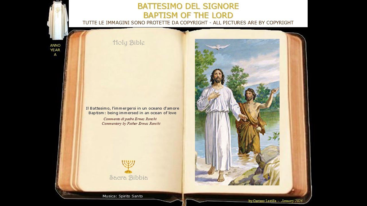 1429–BATTESIMO DEL SIGNORE vangelo a – BAPTISM OF THE LORD gospel a ...