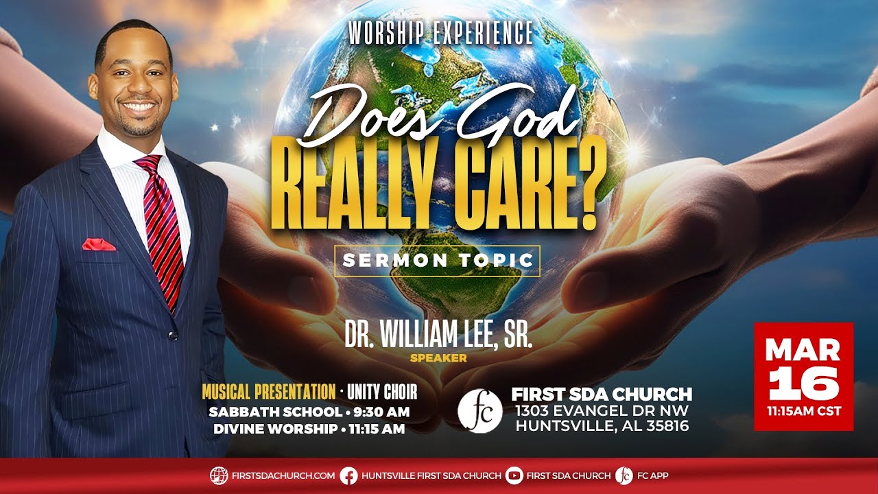 Divine Worship 3/16/2024 - "Does God Really Care?" -Pr. William Lee, Sr. - YouTube