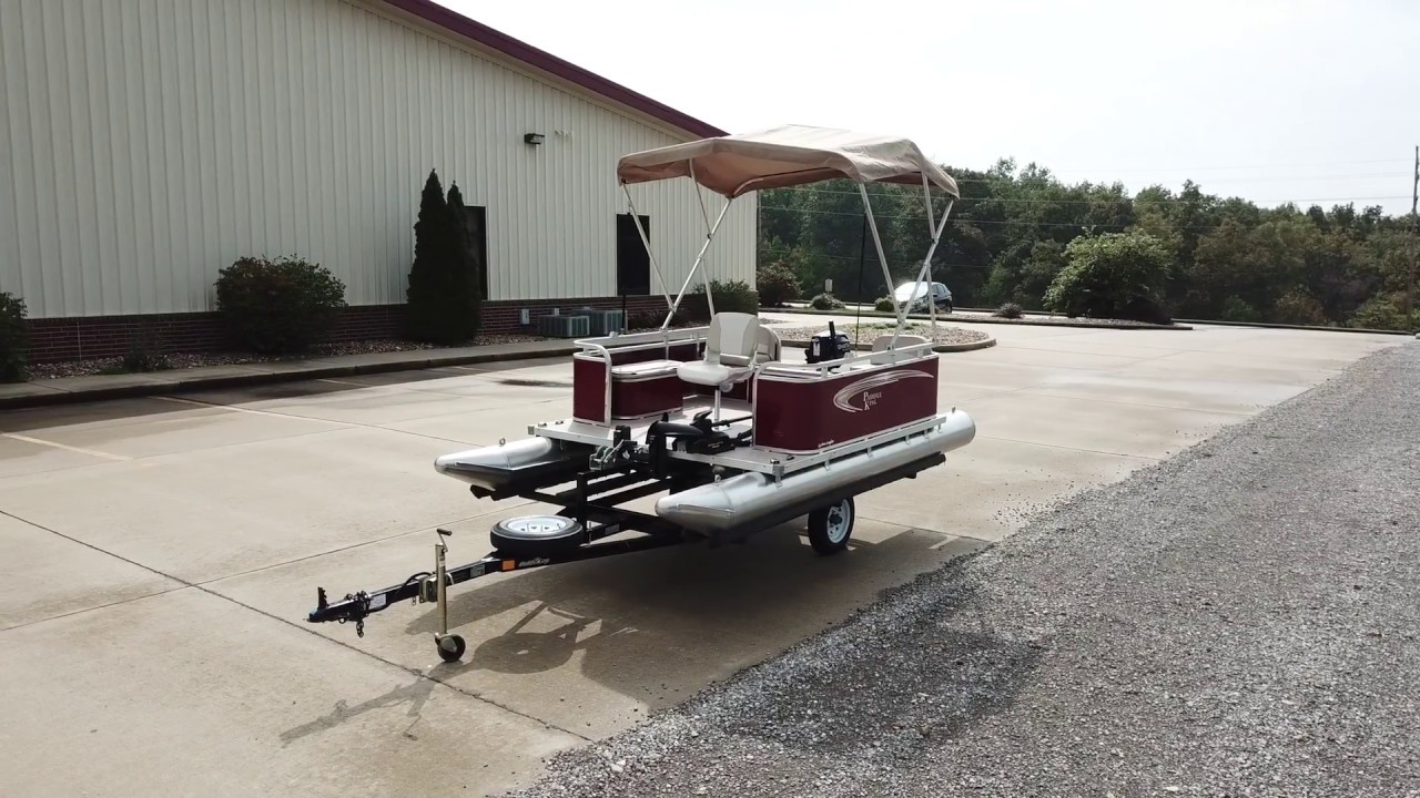 Paddle King Lo Pro Angler Burgundy and Tan Open Bow 360 Visual - YouTube