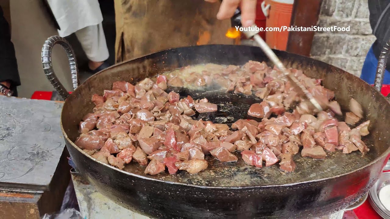 Tawa Fry Kaleji Recipe | Juicy Beef Liver Recipe | Pakistani Street ...
