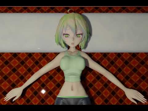 HK Gumi Uneven Age Progression (Blender animation)