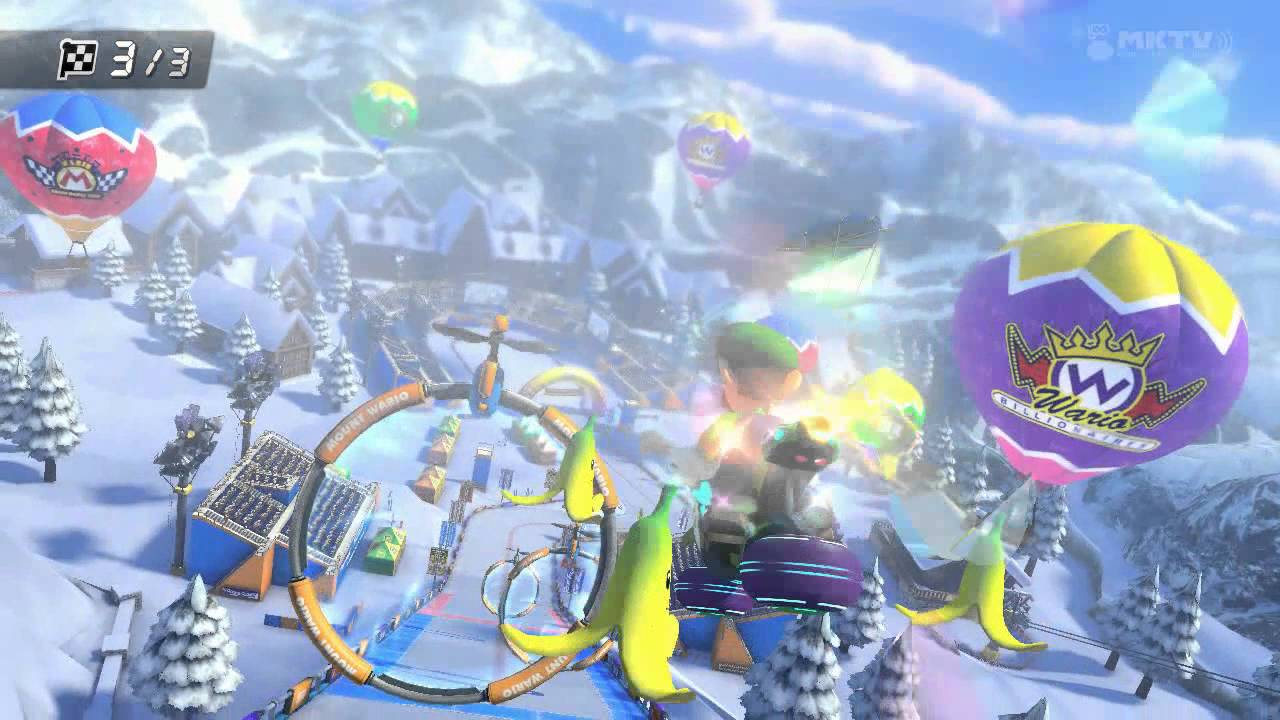 Wii U - Mario Kart 8 - Mount Wario - YouTube