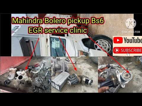Mahindra Bolero pickup Bs6 EGR service clinic #mahindramotor - YouTube
