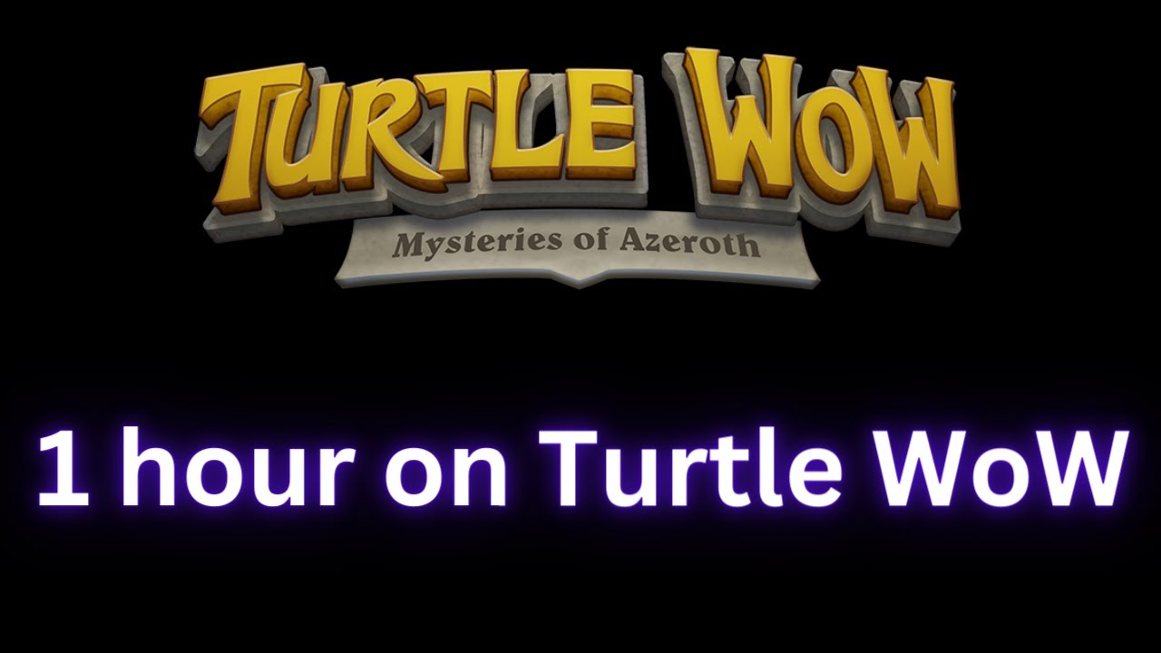 First time on Turtle WoW - YouTube