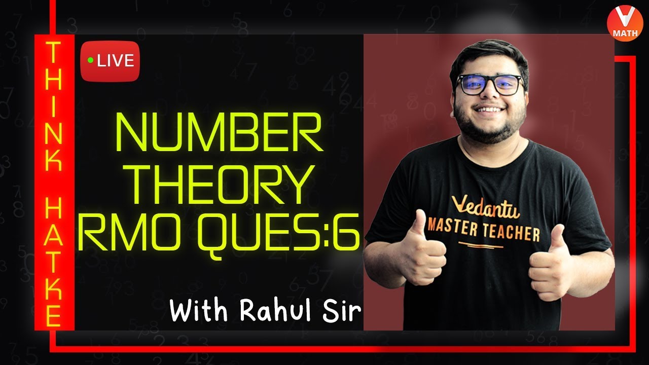 Number Theory Questions RMO -6 | Math Olympiad Questions | Vedantu Math ...