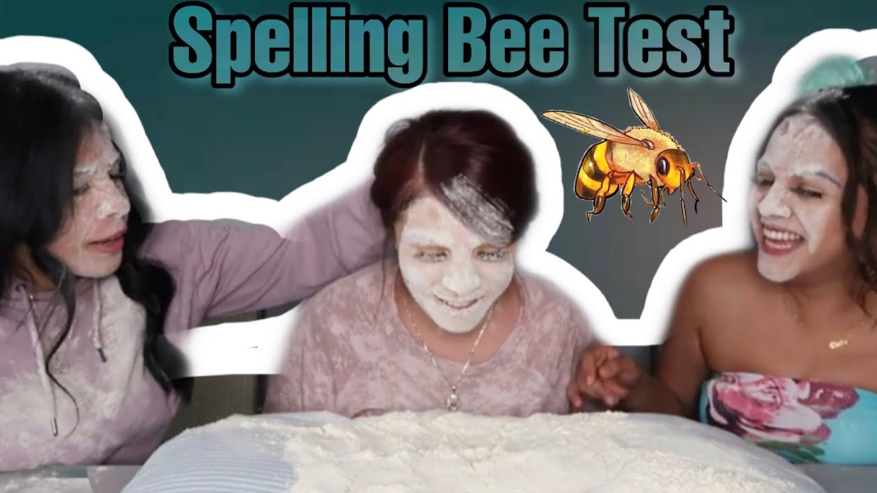 Spelling Bee 🐝 FT my sisters! (HILARIOUS) - YouTube