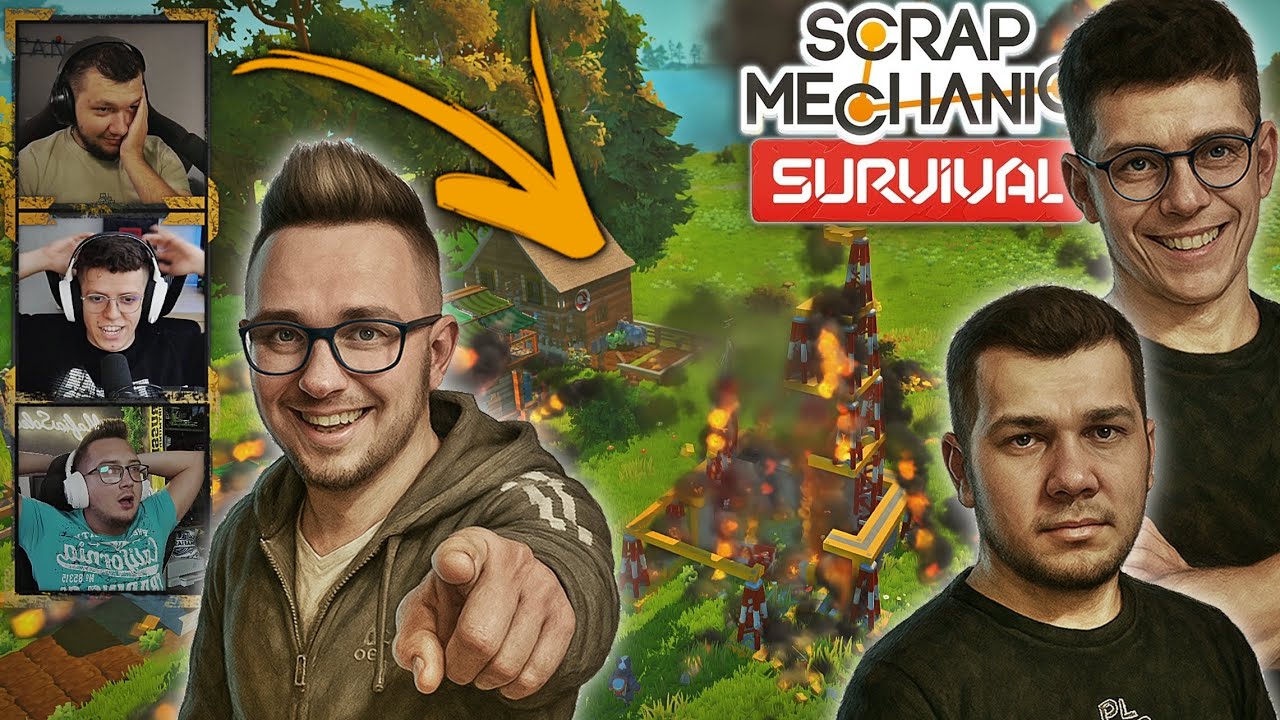 ZBUDOWALIŚMY WIEŻĘ KTÓRA WYBUCHŁA 😮 THE END | SCRAP MECHANIC [SURVIVAL ...