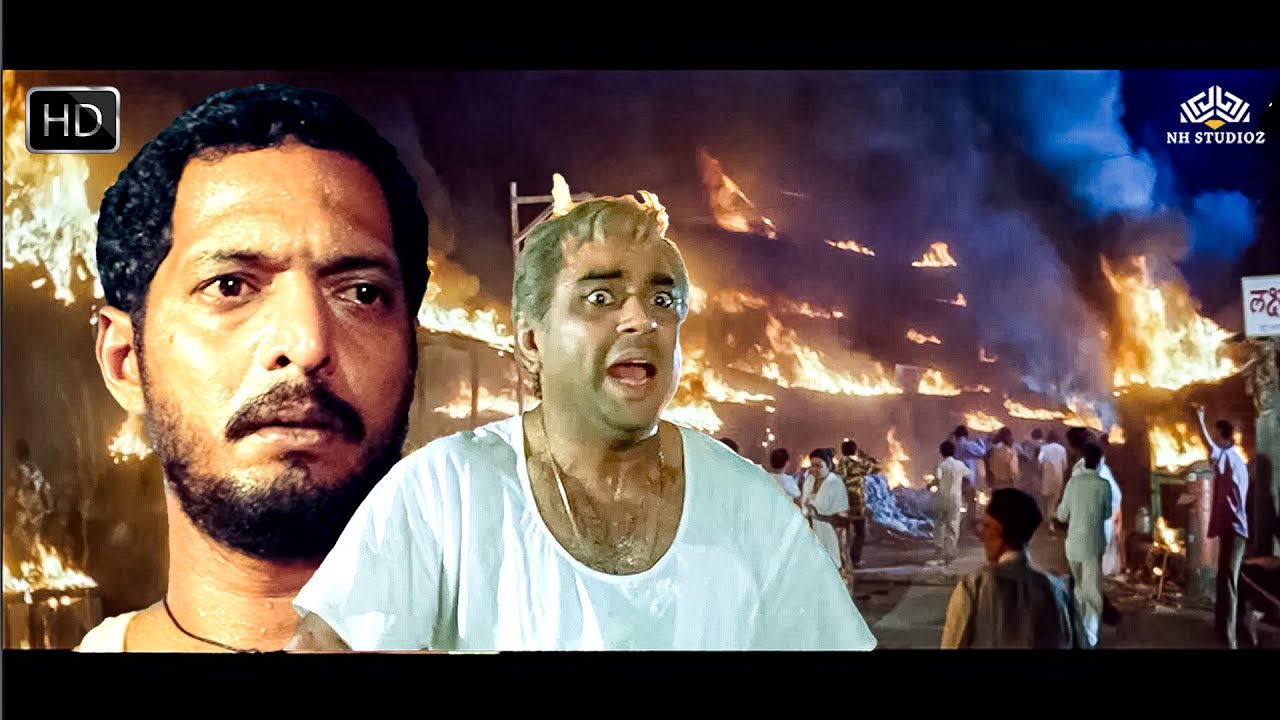 नाना पाटेकर नहीं बचापाए अपने बस्ती को | Krantiveer | Nana Patekar ...