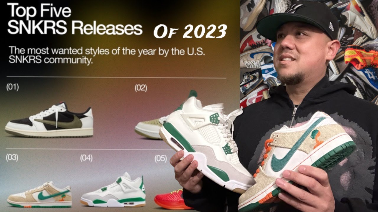 NIKE SNKRS APP TOP 5 LIST OF 2023 Sneaker of the Year #happynewyear # ...