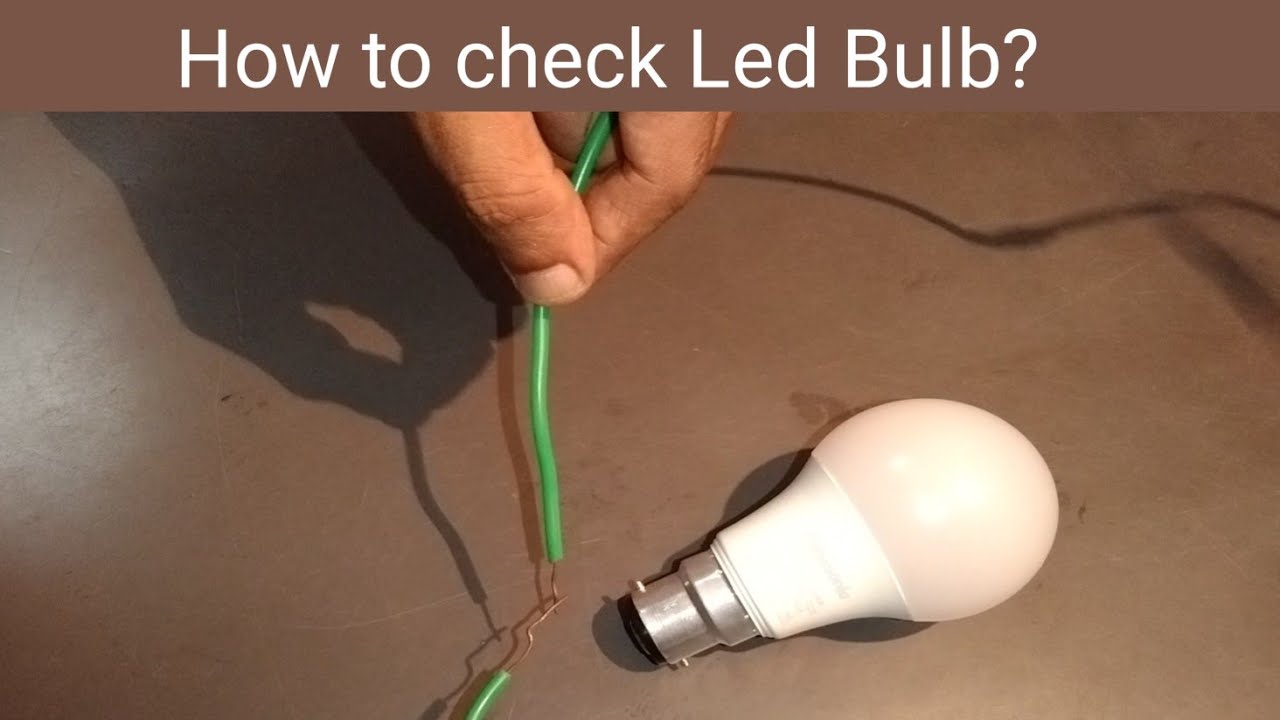 How to check Led Bulb 😔 Jay Ganesh Electricals - YouTube
