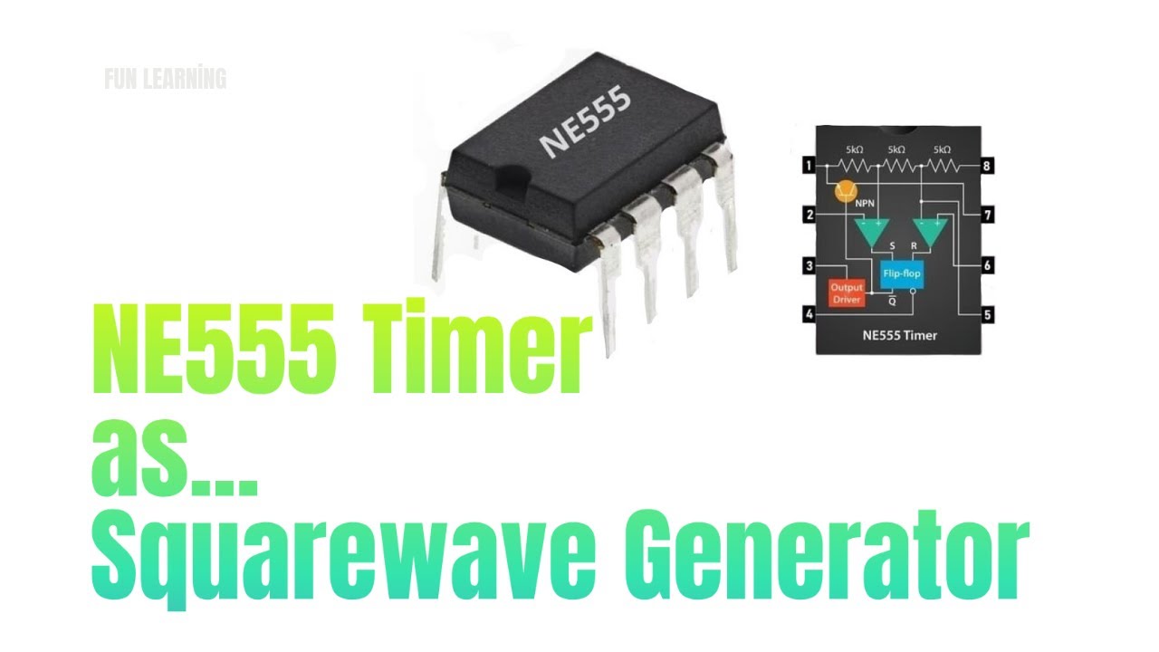 NE555 SIMPLEST square wave generator - YouTube