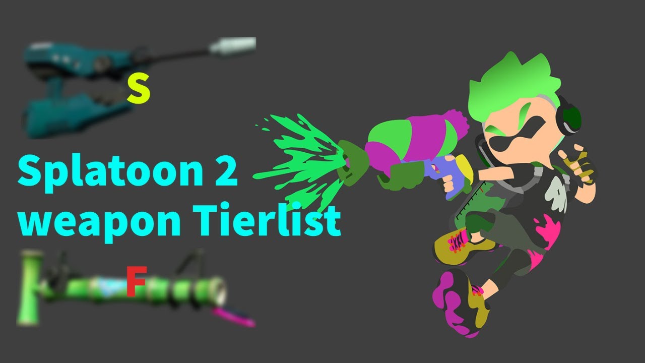My Splatoon 2 weapon Tier list - YouTube