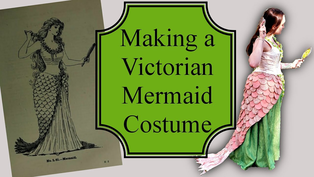 Making a Victorian Fancy Dress Mermaid Costume! # ...