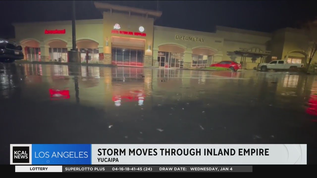 Storm sweeps through Inland Empire, leaves minor flooding in its wake ...