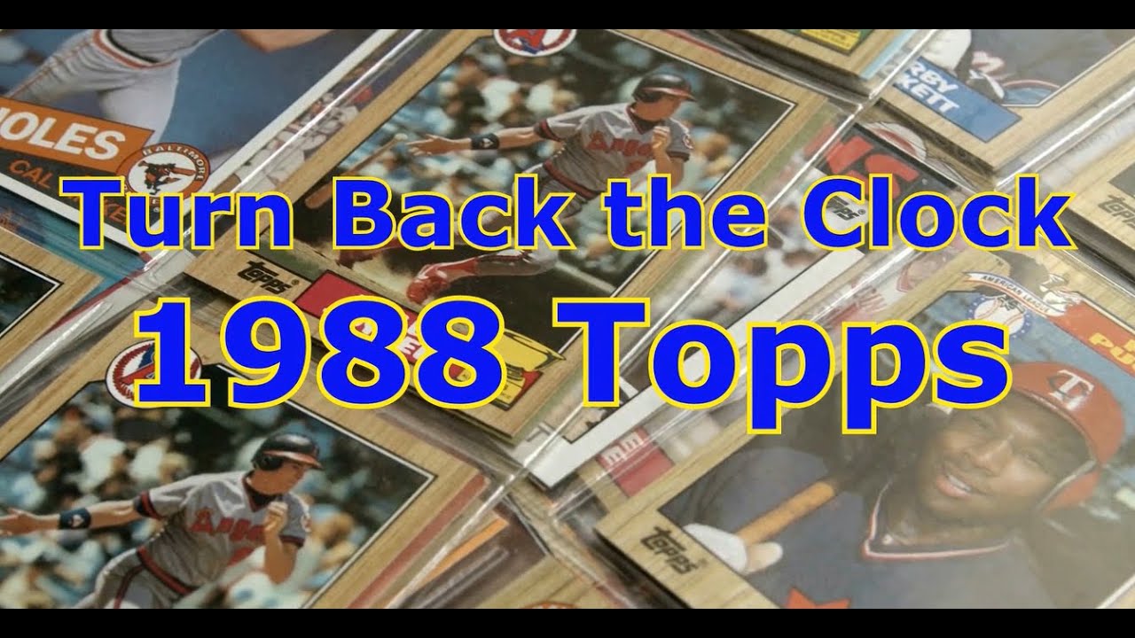 Turn Back the Clock Series: 1988 Topps - YouTube