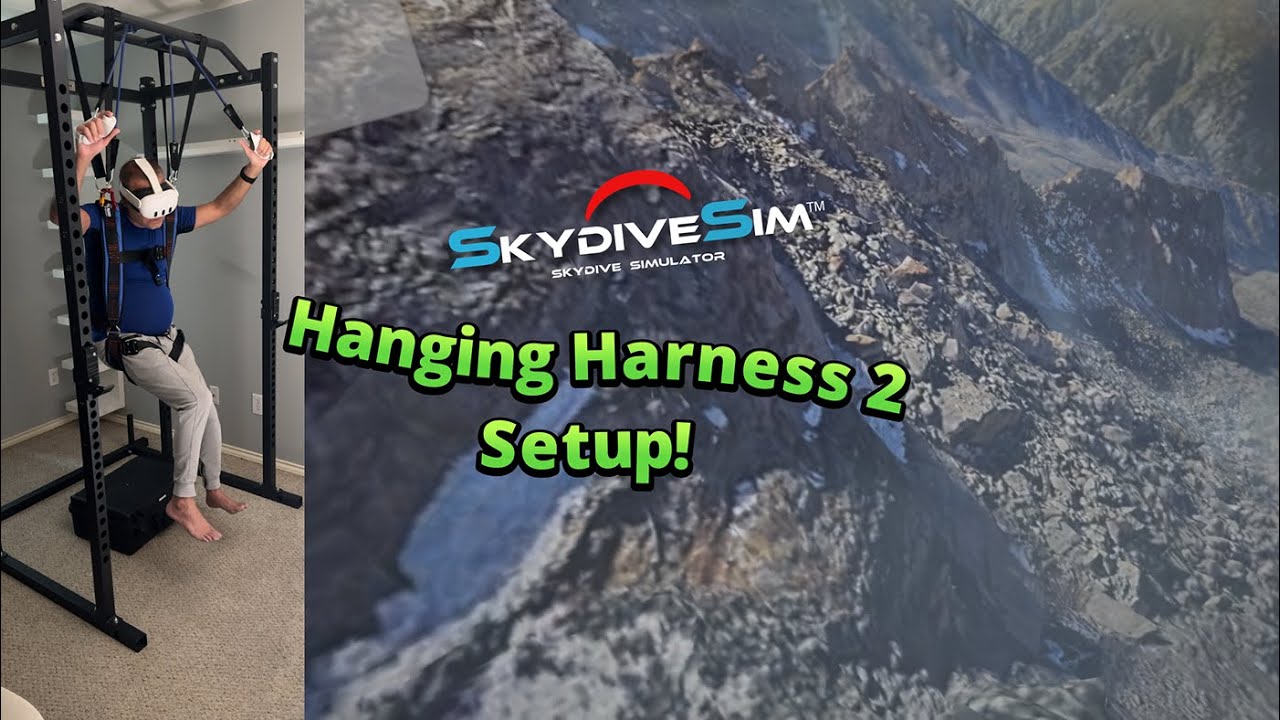 Virtual Skydiving Harness System 2 - YouTube