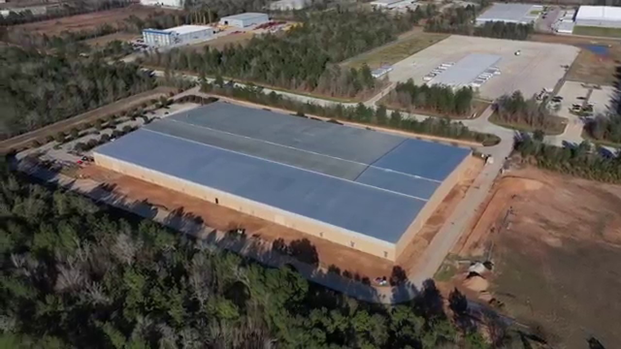 Conroe Plant Expansion - Aerial - YouTube