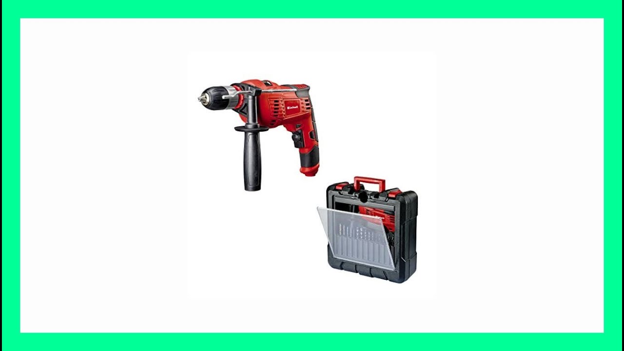️ Einhell TC ID 1000 Kit Pack taladro percutor eléctrico con cable de ...