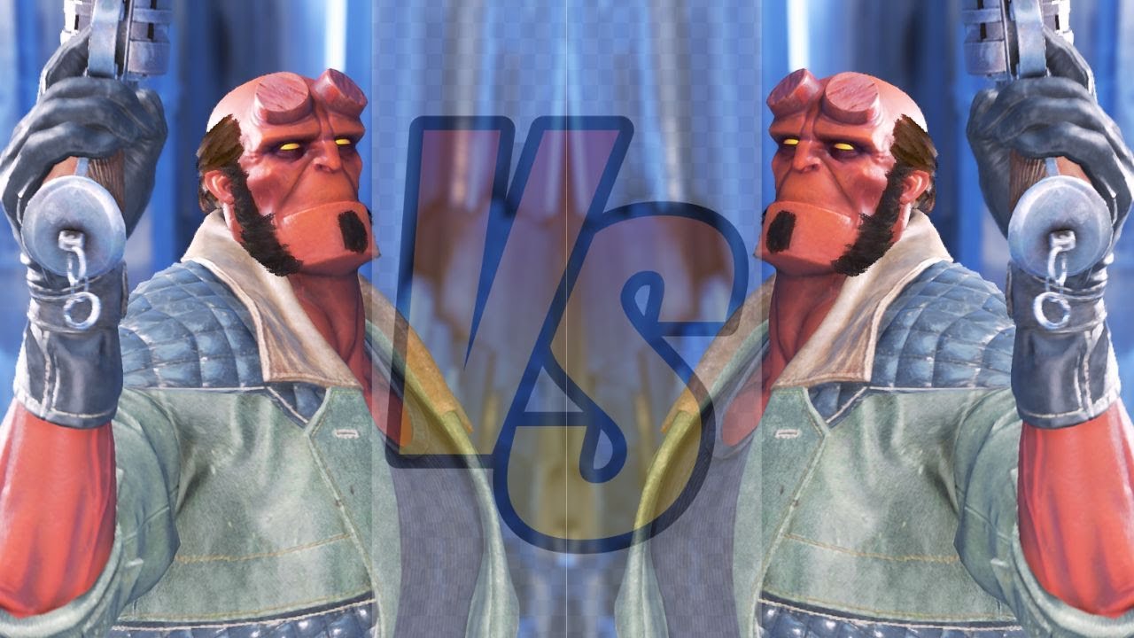 Injustice 2 Hellboy Vs Hellboy Gameplay (Very Hard) - YouTube