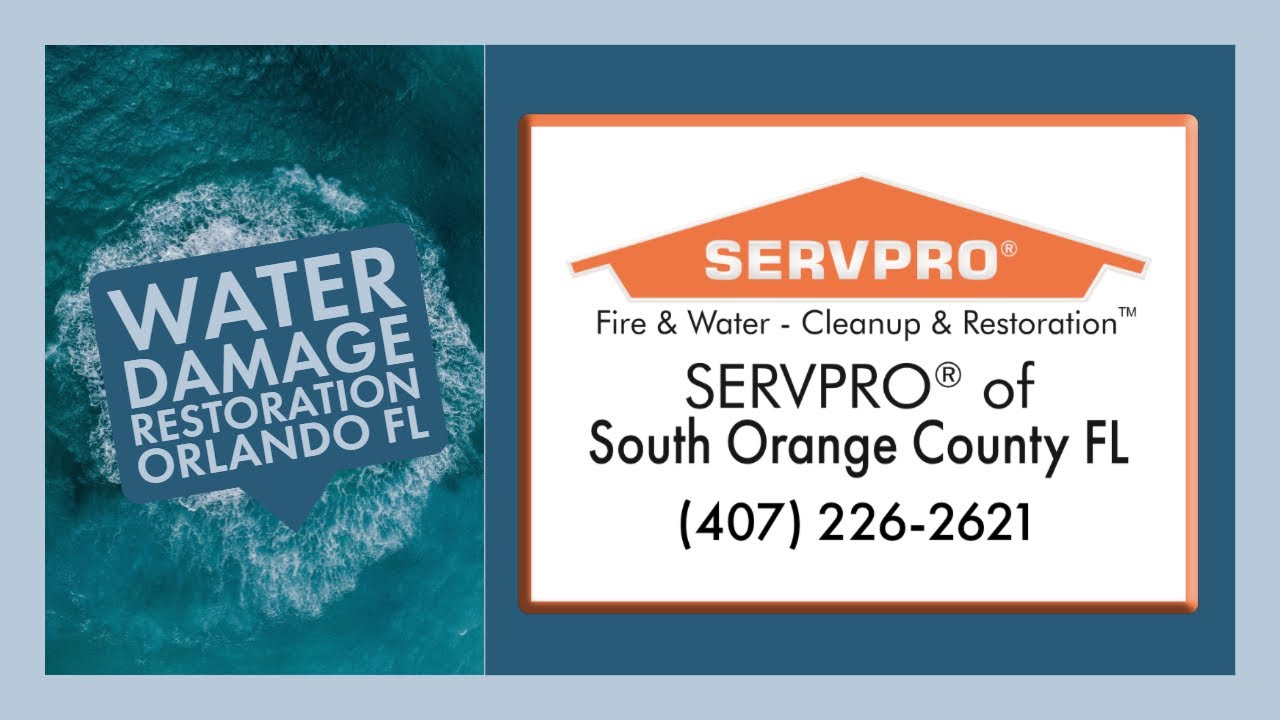 Water Damage Restoration Orlando FL - SERVPRO South Orange County FL ...