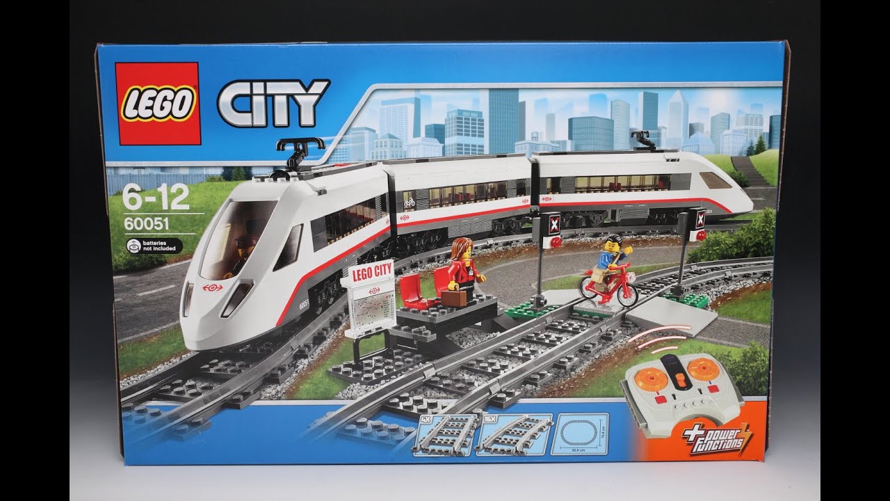 LEGO 레고 60051 High speed Passenger Train 고속 열차 Review 리뷰 - YouTube