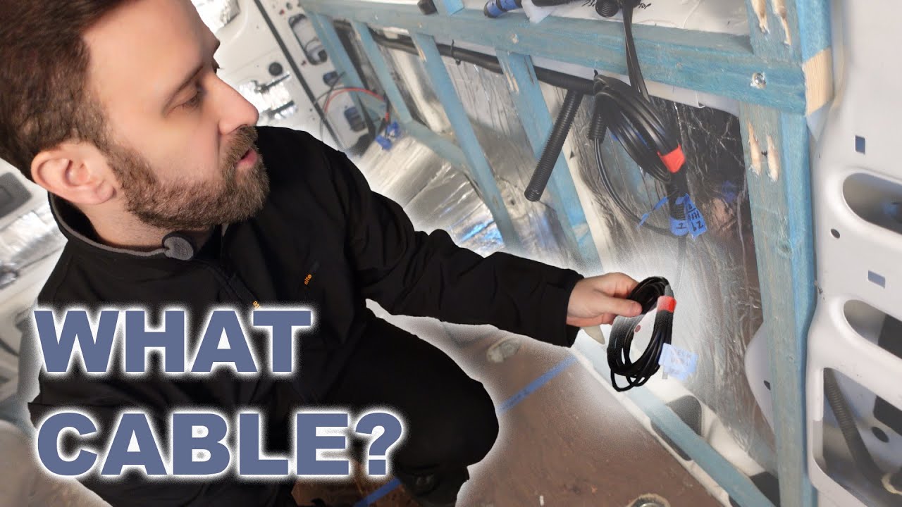 How to run Electrical Cables in your Van #VanLife - YouTube
