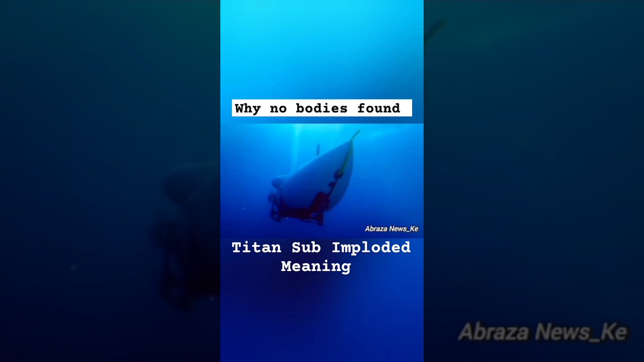 Titanic Submersible imploded/implosion Meaning - YouTube