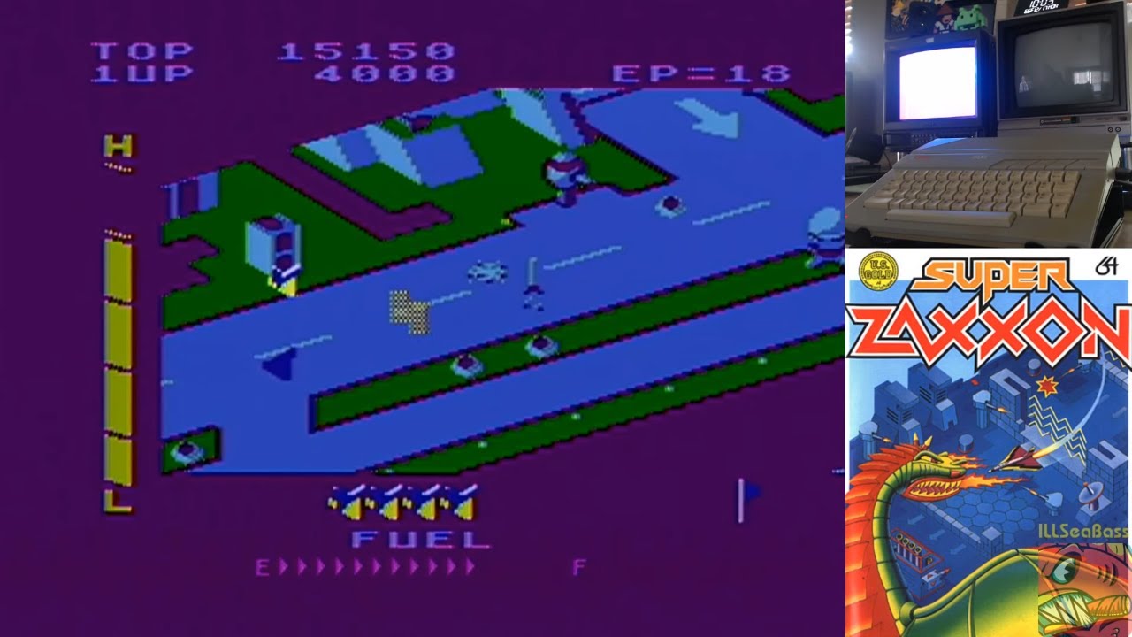 Super Zaxxon [ATARI 8-BIT] 54,050 - YouTube