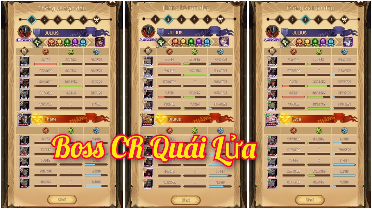 Afk Arena | 6 Team đánh boss CR Quái Lửa dành cho acc Awk và không có ...