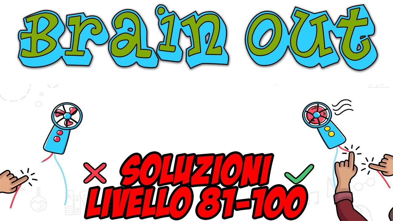 BRAIN OUT - SOLUZIONI LIVELLO 81 - 100 - YouTube