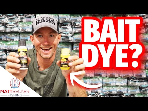 WHEN to use BAIT DYE (Bass Fishing Bait Tips) - YouTube