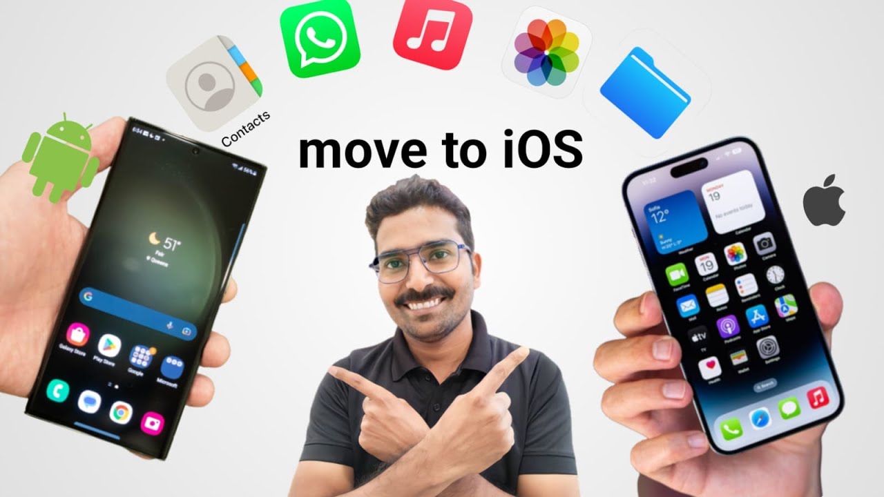 How To Transfer Complete Data From Android To iphone including WhatsApp ...