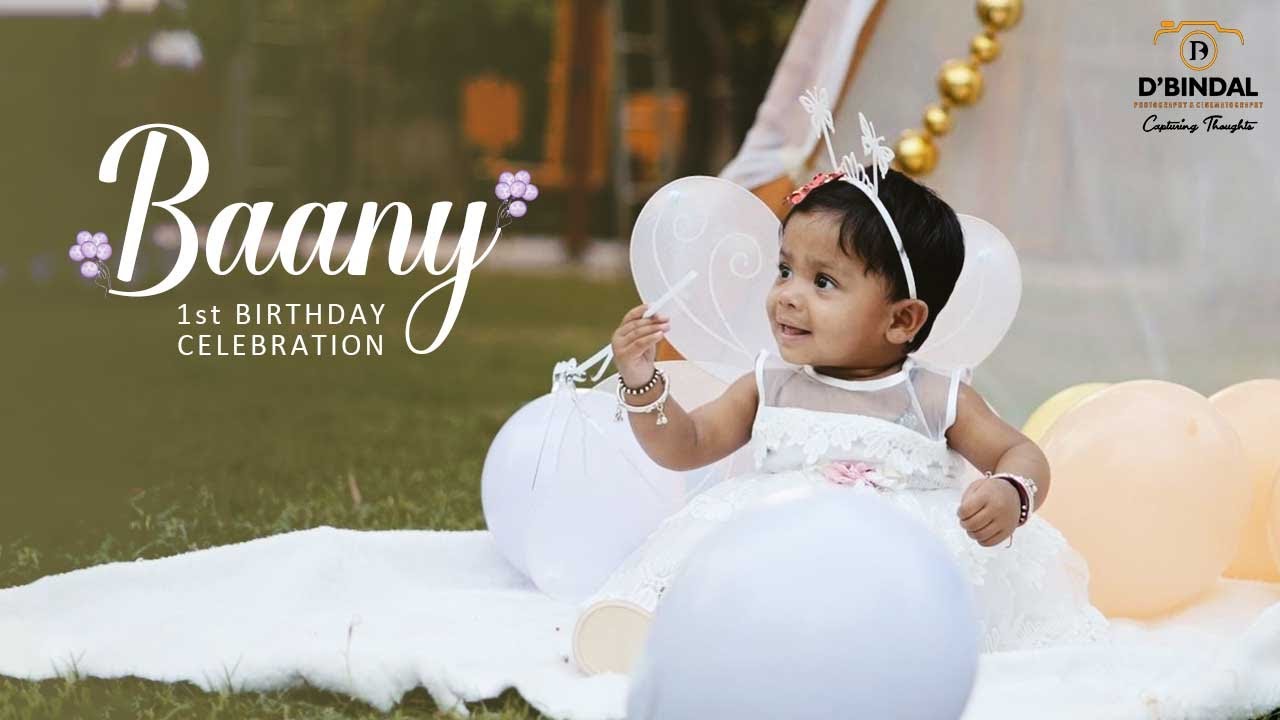 Baany's First Birthday Celebration Shoot | Best 1st Birthday Video ...
