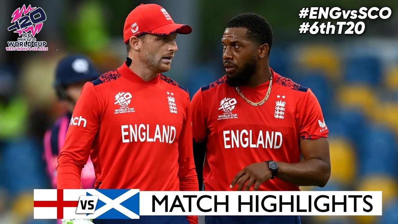 England vs Scotland 6th T20 World Cup Match Highlights | ICC World Cup ...