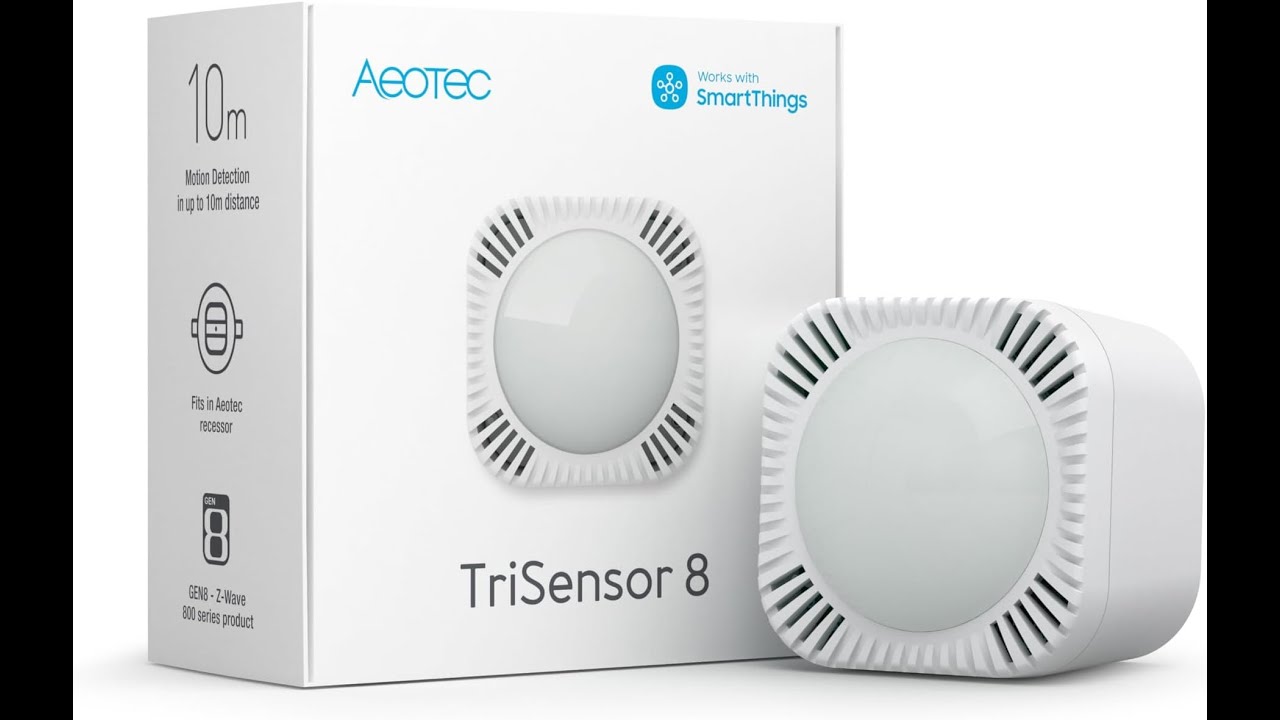 Aeotec TriSensor 8 Review: Smart Home Multi-Sensor - YouTube