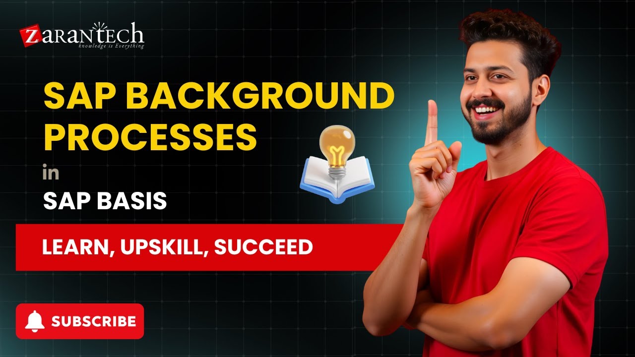 SAP Background Processes in SAP BASIS | ZaranTech - YouTube