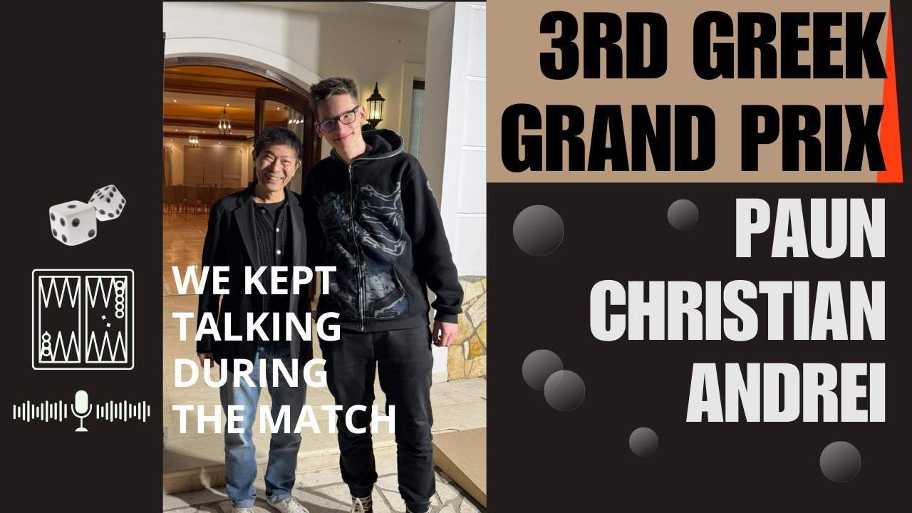 Backgammon Michy vs Paun Christian Andrei 2025 Greece - YouTube
