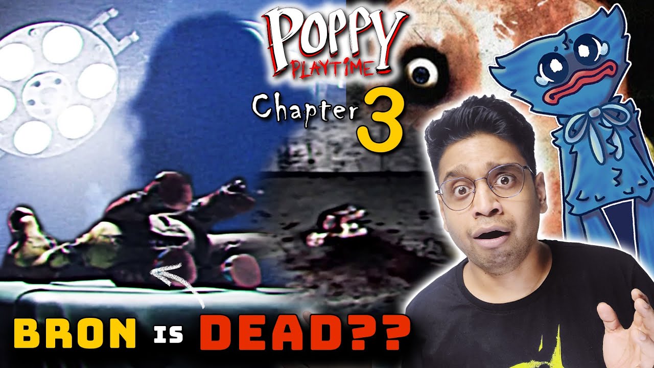 Who Killed Huggy's Friend BRON the Dinosaur? POPPY PLAYTIME CHAPTER 3 ...
