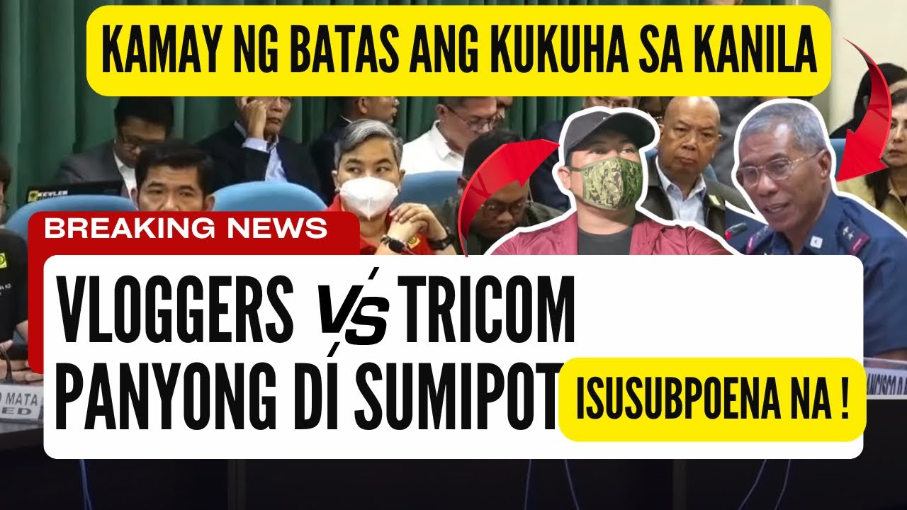 PANYONG HINDI NA NAMAN SUMIPOT SA TRICOM HEARING. ISUBPOENA NA!MGA ...