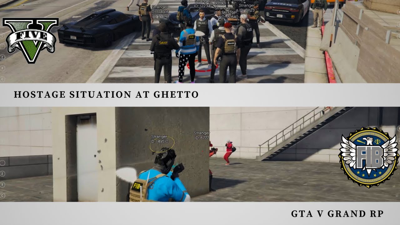 Insane Hostage Situation at the Ghetto: Grand RP Madness in GTA 5 ...