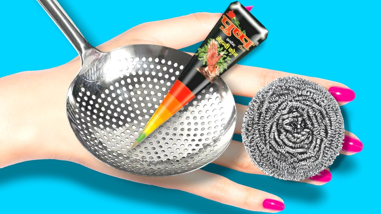 Mehndi Tricks With Kitchen Tools | Easy Back Hand Mehendi Design Simple ...