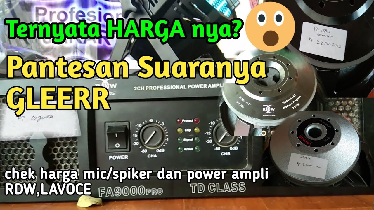 Riview Line array Mic dan Ampli RDW,LAVOCE || Sound gantung - YouTube