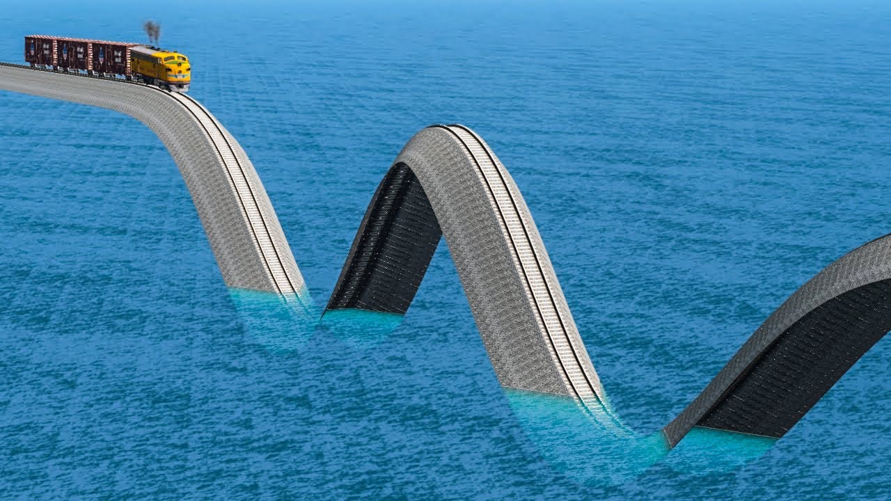 Train Vs V shaped rail track - Train Vs inverted V shaped rail track ...