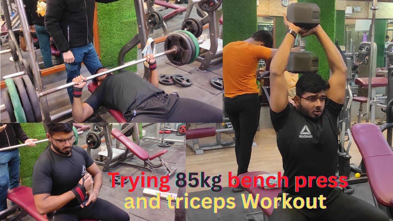 Kuch batcheet and trying 85kg bench press | workout k baad chicken soup ...