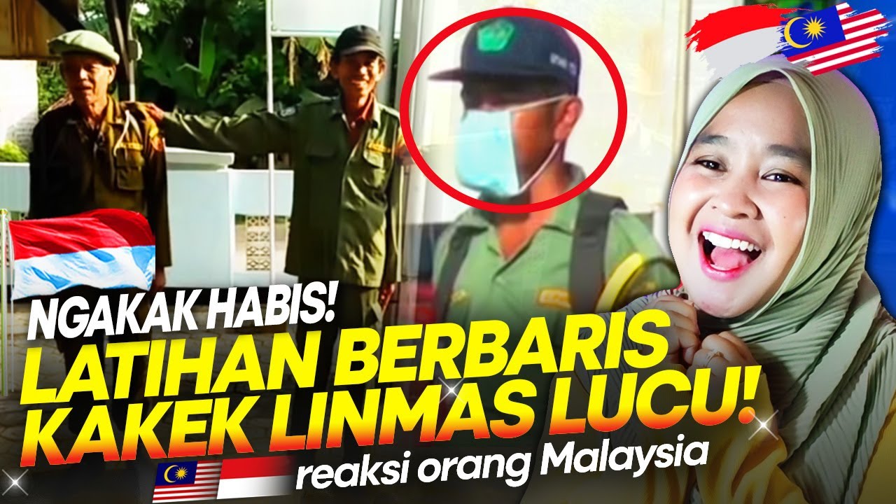 🇮🇩 NGAKAK HABIS!!🤣🤣 LATIHAN BARIS BERBARIS KAKEK LINMAS ATAU HANSIP ...