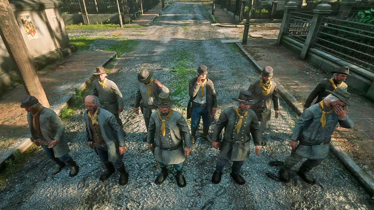 Angelo Bronte's Mob VS Lemoyne Raiders (NPC Wars) | RDR2 Mods - YouTube